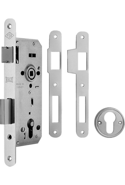 Kale 152 R40 Kale Standart Silindirli Daire Kilidi 40 mm Rozet Delikli Oval - Nikel Kale 152 R40 Kale Standart Silindirli Daire Kilidi 40 mm Rozet Delikli Oval - Nikel