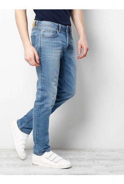Colins 044 KARL Düşük Bel Düz Paça Straight Fit Mavi Erkek Jean Pantolon Colins 044 KARL Düşük Bel Düz Paça Straight Fit Mavi Erkek Jean Pantolon