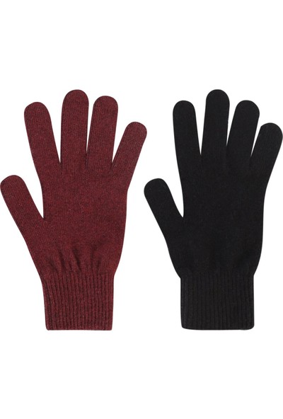 Colins Modern Fit Kadın Siyah Eldiven