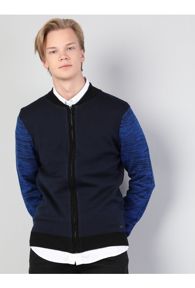 Colins Regular Fit Erkek Lacivert Hırka