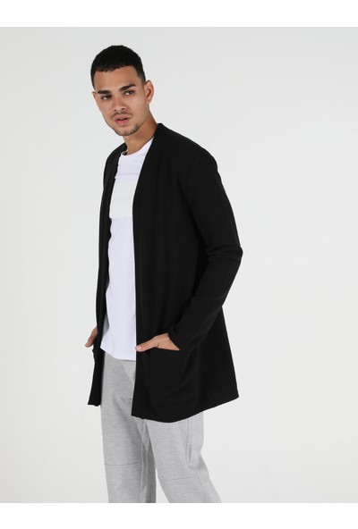 Colin's Regular Fit Erkek Siyah Hırka
