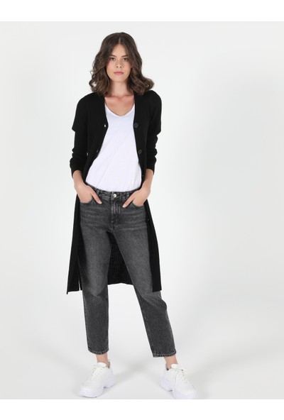Colin's Slim Fit Kadın Siyah Hırka