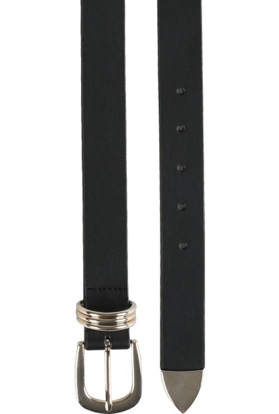 Colin's Modern Fit Siyah Kadın Kemer