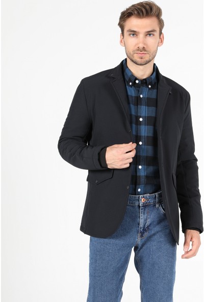 Colins Slim Fit Lacivert Erkek Dıs Gıyım Mont Colins Slim Fit Lacivert Erkek Dıs Gıyım Mont