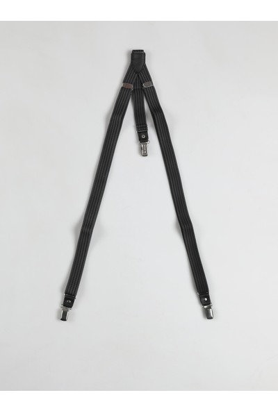 Colin'S Antrasit Deri Erkek Pantolon Askısı Colin'S Antrasit Deri Erkek Pantolon Askısı