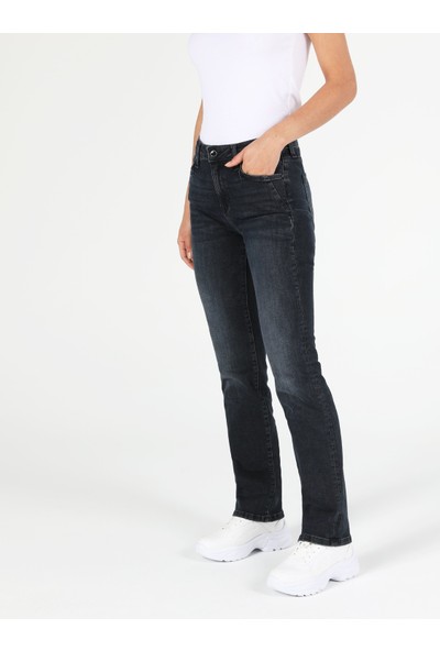 Colins 792 MILA Orta Bel Düz Paça Regular Fit Jean Kadın Jean Pantolon