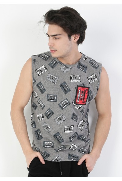 Colin's Regular Fit Erkek Gri Melanj Atlet Colin's Regular Fit Erkek Gri Melanj Atlet