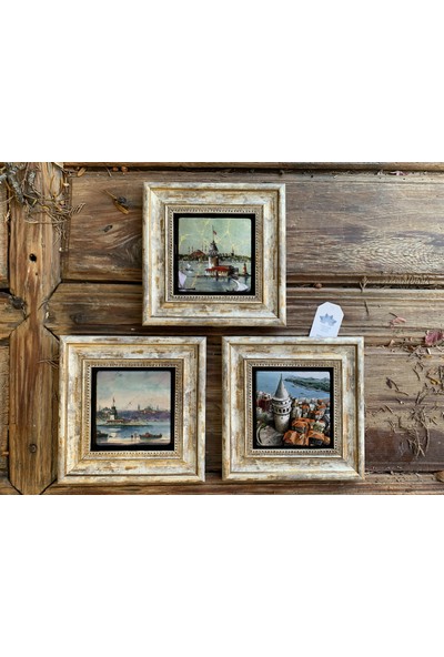 Oscar Stone Ithal Çerçeveli Taş Baskılı Duvar Tablosu Seti ( 20 x 20 Cm) 3 Lü Set -Oscar Stone Decor Oscar Stone Ithal Çerçeveli Taş Baskılı Duvar Tablosu Seti ( 20 x 20 Cm) 3 Lü Set -Oscar Stone Decor