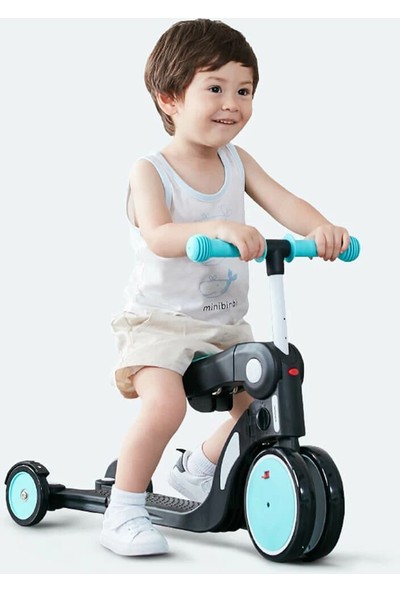Çocuk Scooter - Bisiklet Max Yük 20 kg - Mavi (Yurt Dışından)