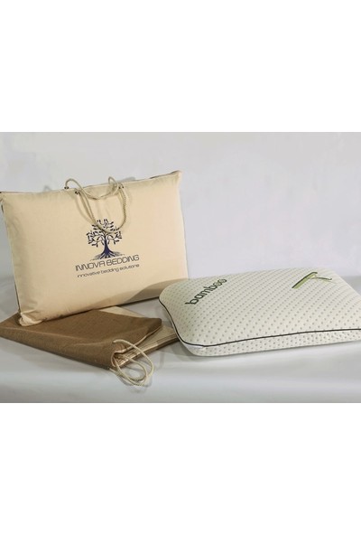 Innova Bedding % 100 Lateks Yastık - Pamuk Iç Kılıf Bamboo Dış Kılıflı Innova Bedding % 100 Lateks Yastık - Pamuk Iç Kılıf Bamboo Dış Kılıflı
