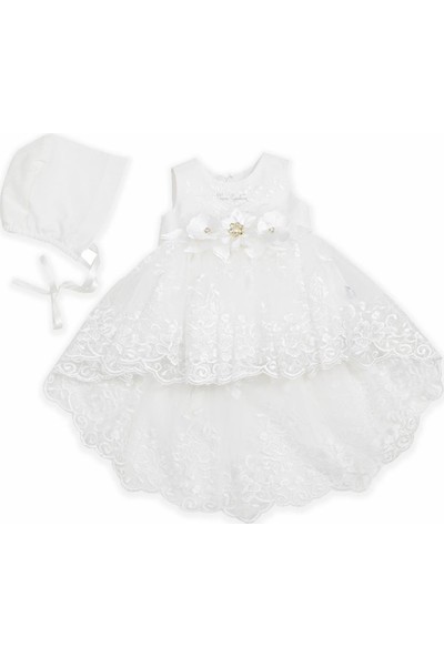 Pierre Cardin Kız Bebek Çocuk Elbise %100 Pamuk 301229