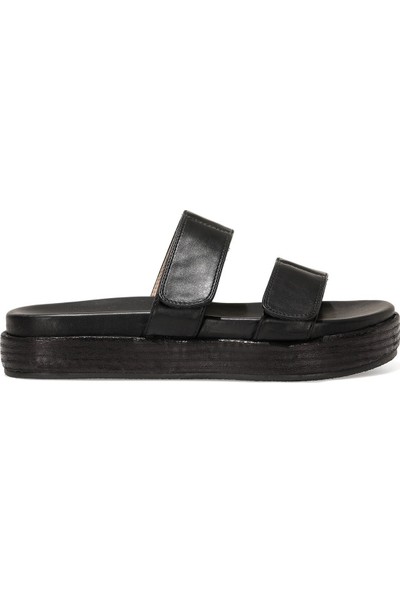 Nine West Gıova 1fx Siyah Kadın Kalın Tabanlı Terlik