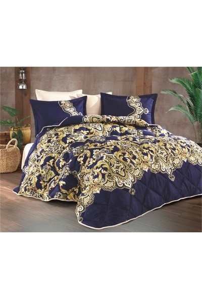 Clasy Saten Uyku Seti Ç.k (B) Artesa Lacivert V2