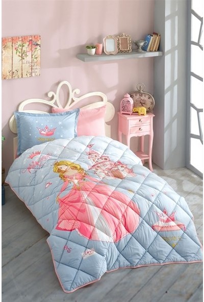 Clasy Tek Kişilik Uyku Seti Crown Pembe
