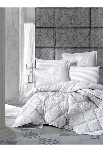 Clasy Çift Kişilik Ranforce Uyku Seti Alone Gri