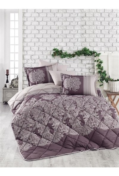 Clasy Tek Kişilik Yorgan Oslo V2 Kahve