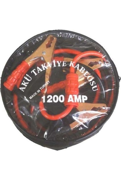 Ulbay Akü Takviye Kablosu 1200 Amper Taşıma Çantalı Ulbay Akü Takviye Kablosu 1200 Amper Taşıma Çantalı