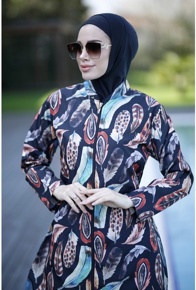 Remsa Mayo Paraşüt Tam Kapalı Tesettür Mayo Tüy 2108 Güzin