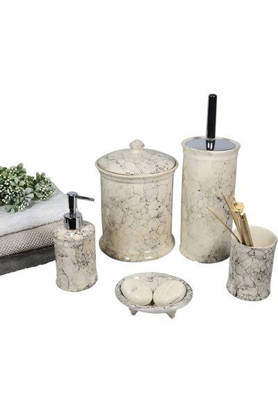 Red Seramik Collection Lüx 5’li Banyo Seti