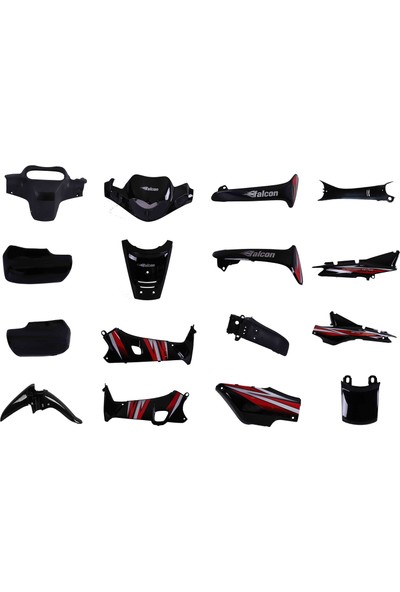 Falcon Magic Cup 100 Kaporta 16 Parça Grenaj Seti Siyah Orijinal Falcon Magic Cup 100 Kaporta 16 Parça Grenaj Seti Siyah Orijinal