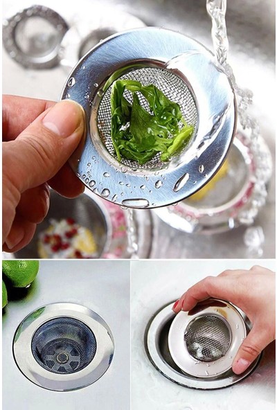 Rimmi Paslanmaz Çelik Lavabo Süzgeci