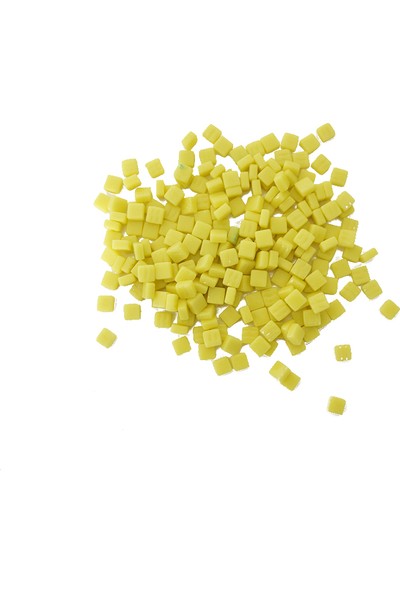 ’cam Mozaik Sarı Hobi Ürünü 10X10MM (100 Gr)