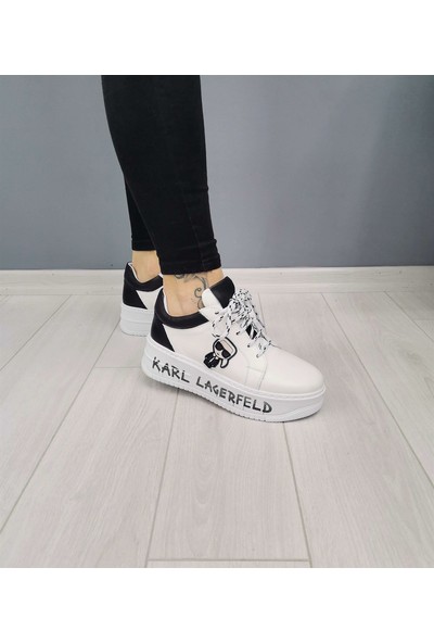 Cassido Shoes Anatomik Taban Karl Lagerfeld Beyaz Spor Ayakkabı Cassido Shoes Anatomik Taban Karl Lagerfeld Beyaz Spor Ayakkabı
