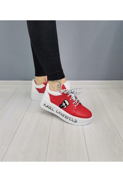 Cassido Shoes Anatomik Taban Karl Lagerfeld Kırmızı Spor Ayakkabı Cassido Shoes Anatomik Taban Karl Lagerfeld Kırmızı Spor Ayakkabı