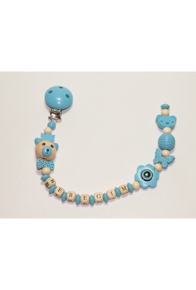 3K İsimli Ahşap Emzik Zinciri / Emzik Askısı / Bebeğe Hediyelik 3K İsimli Ahşap Emzik Zinciri / Emzik Askısı / Bebeğe Hediyelik