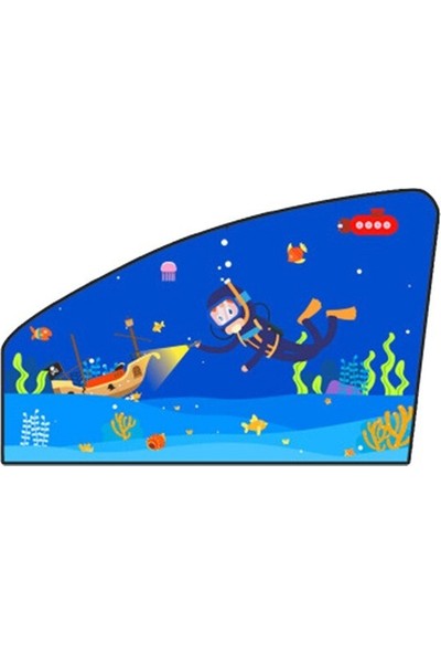 Ally Araba Manyetik Yan Cam Güneşlik - Gölgelik AL-32371