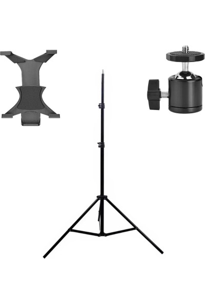 Kyrotech Tablet Tutucu 2 Metre Metal Tripod Ayaklı 360 Hareketli Mafsal ipad Tutucu Tablet Holder Kyrotech Tablet Tutucu 2 Metre Metal Tripod Ayaklı 360 Hareketli Mafsal ipad Tutucu Tablet Holder