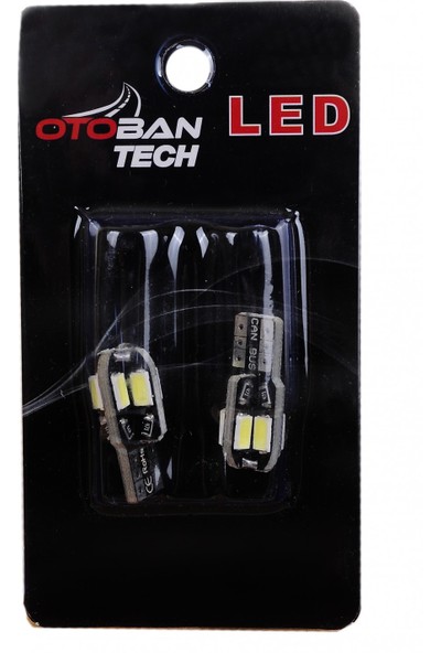 Otoban T10 Park-Plaka-Tavan LED Dipsiz 8 Smd Yaprak 12 V Canbus B Otoban T10 Park-Plaka-Tavan LED Dipsiz 8 Smd Yaprak 12 V Canbus B