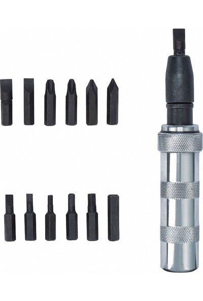 Temiz Pazar Darbeli Tornavida Metal Kutulu 13'lü