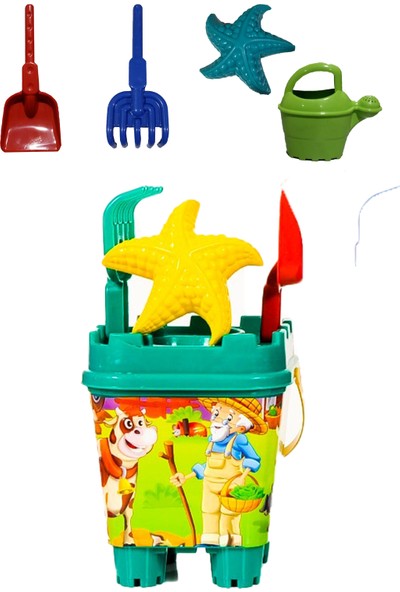 Aktoys Oyuncaklı Çocuk Kale Kum Kovası