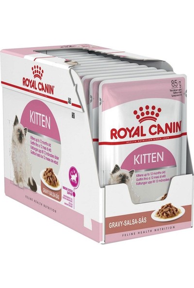 Royal Canin Kitten Gravy Pouch 85 gr x 12 Adet Royal Canin Kitten Gravy Pouch 85 gr x 12 Adet