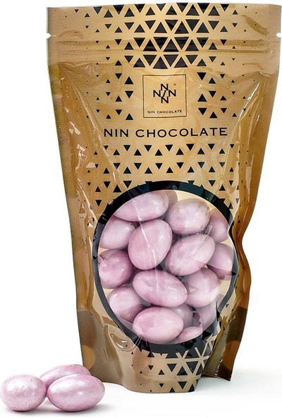 Nin Chocolate Mor Badem Draje 150 gr Nin Chocolate Mor Badem Draje 150 gr