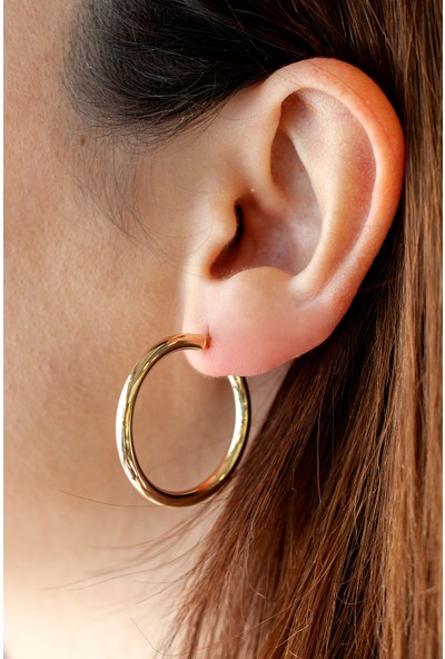 Uşaklıhafız Kuyumculuk 14 Ayar Altın Halka Küpe