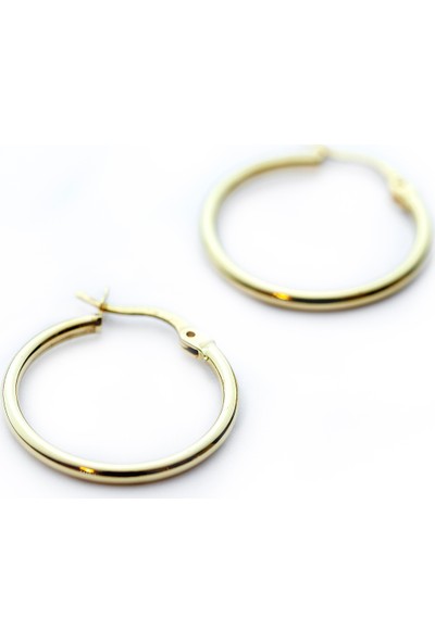 Uşaklıhafız Kuyumculuk 14 Ayar Altın Halka Küpe