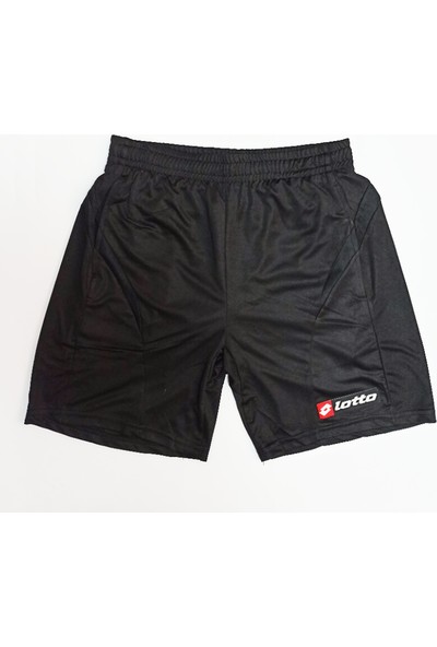Lotto Unisex Siyah Şort, Önde 2, Arkada 2 Cepli R0791