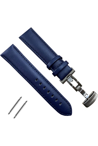 Trendburada Saat Uyumlu Klasik Hakiki Deri Klipsli Saat Kordonu Kayışı