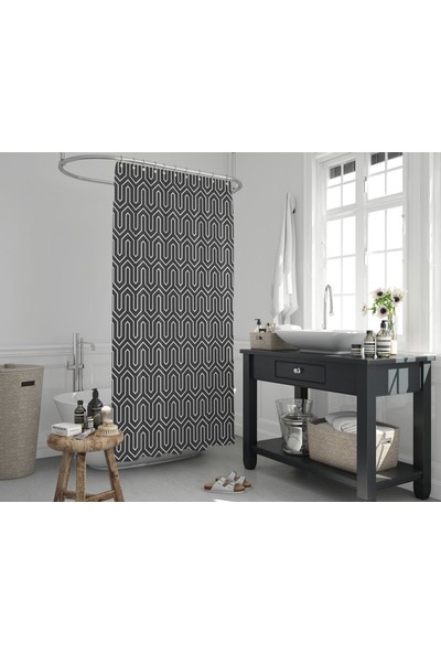 Zethome Jackline Banyo Duş Perdesi 1076 Tek Kanat 1 x 180 x 200 cm Zethome Jackline Banyo Duş Perdesi 1076 Tek Kanat 1 x 180 x 200 cm
