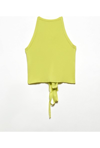 Dilvin 2856 Arkası Çapraz Askılı Atlet-Lime