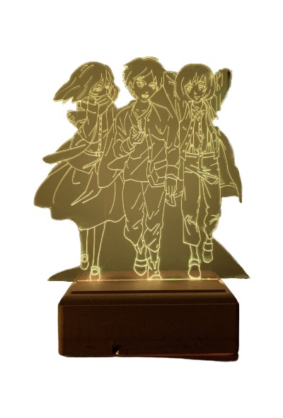 Modiwa Design Danganronpa Nagito Komaeda Hajime Hinata 16 Renk Gece Lambası