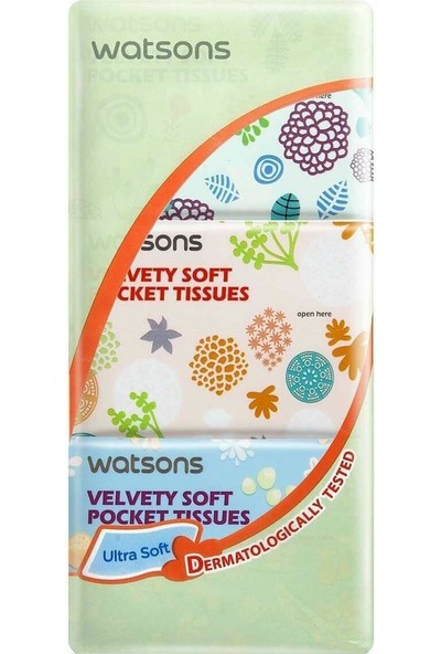 Watsons X-Flower Pocket Tissue Cep Mendili 12 Adet Watsons X-Flower Pocket Tissue Cep Mendili 12 Adet