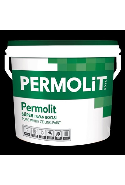Permolit Süper Tavan Boyası 10 kg Permolit Süper Tavan Boyası 10 kg
