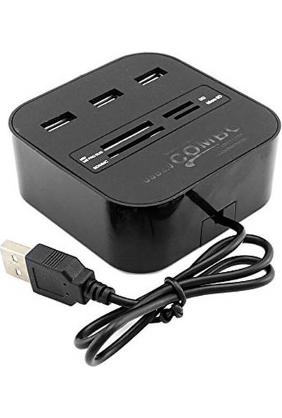 Wozlo USB 2.0 Hub Combo USB Çoklayıcı Splitter Ms M2 Tf Sd Card Kart Okuyucu Wozlo USB 2.0 Hub Combo USB Çoklayıcı Splitter Ms M2 Tf Sd Card Kart Okuyucu
