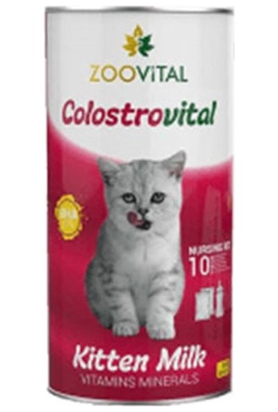 Zoovital Colostrovital Yavru Kedi Süt Tozu Ek Besin Takviyesi 200 gr Zoovital Colostrovital Yavru Kedi Süt Tozu Ek Besin Takviyesi 200 gr