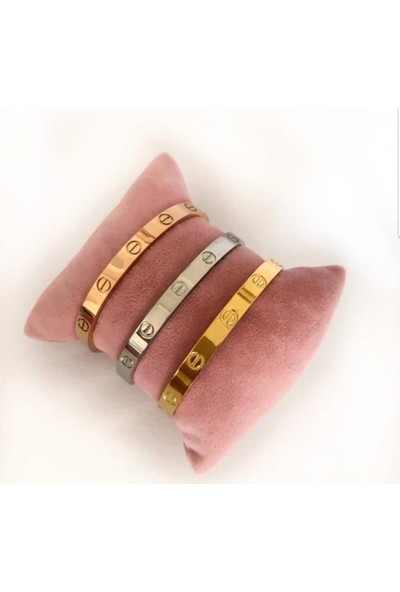 Novella Zirkon Taşsız Paslanmaz Çelik Bileklik 3 Adet 18 cm Novella Zirkon Taşsız Paslanmaz Çelik Bileklik 3 Adet 18 cm