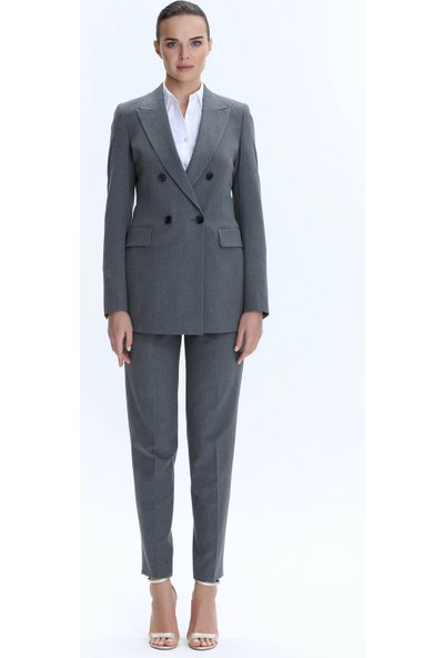 Gargar Gri Kruvaze Ceket