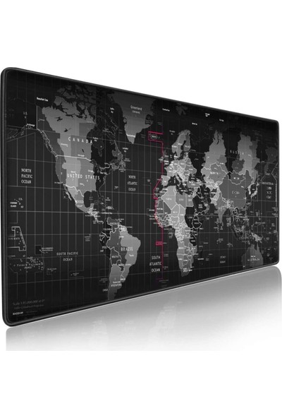Mousepad Dünya Desenli 90 x 40CM